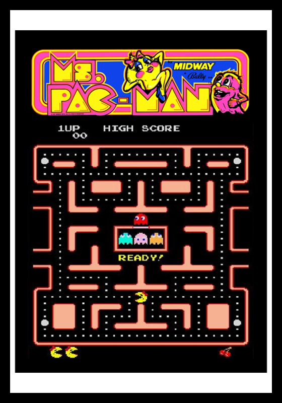 80s Classic Ms. Pac-Man - Retro Game Cases 🕹️