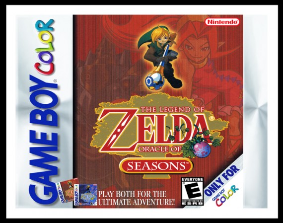 GameBoy Color – Legend of Zelda, The: Oracle of Seasons Poster - Retro ...