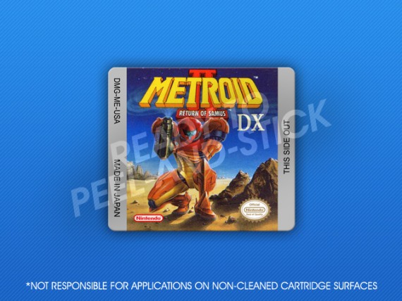 GameBoy - Metroid II: Return of Samus DX Label - Retro Game Cases