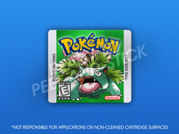 GameBoy - Pokemon Green Label - Retro Game Cases