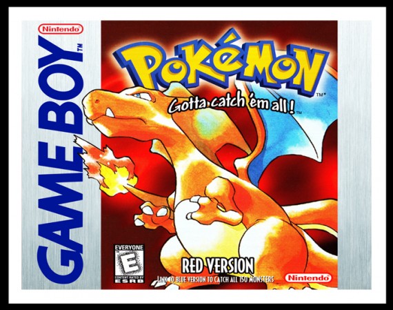 GameBoy – Pokemon Red Version Poster - Retro Game Cases 🕹️