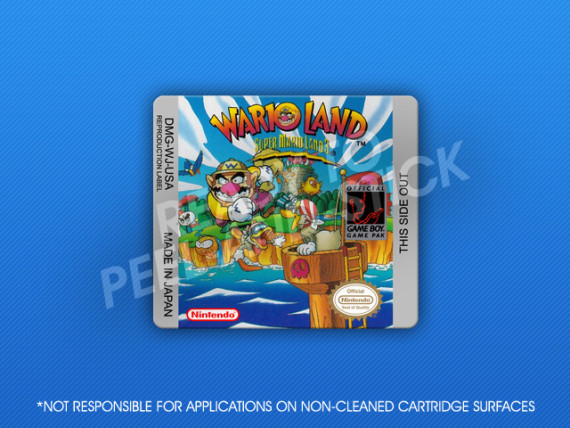 GameBoy - Wario Land: Super Mario Land 3 Label - Retro Game Cases