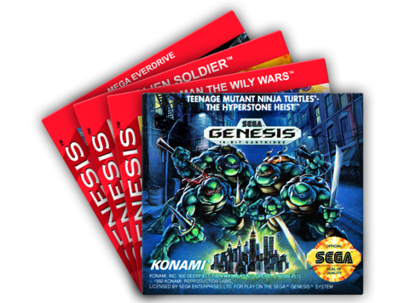 Sega Genesis Labels - Retro Game Cases