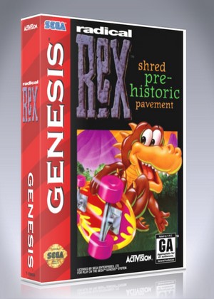 Radical Rex - Retro Game Cases 🕹️