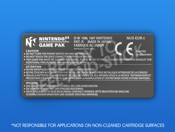 Labels - N64 | Retro Game Cases
