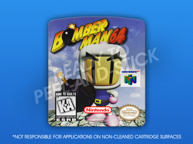 N64 - Bomberman 64 Label - Retro Game Cases 🕹️