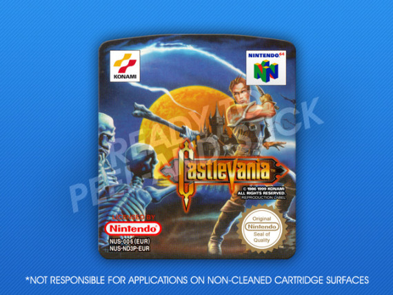 N64 - Castlevania (PAL) Label - Retro Game Cases