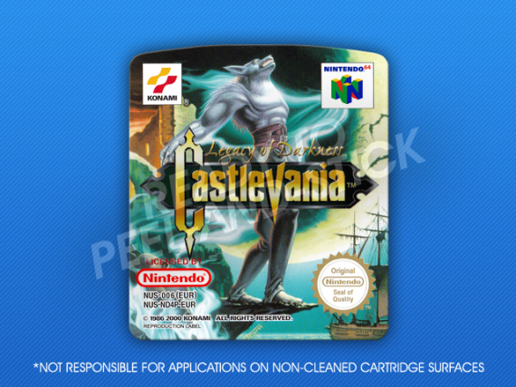 N64 - Castlevania: Legacy of Darkness PAL Label - Retro Game Cases