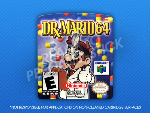 N64 - Dr. Mario 64 Label - Retro Game Cases