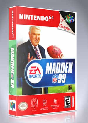 Madden NFL ’99 - Retro Game Cases 🕹️