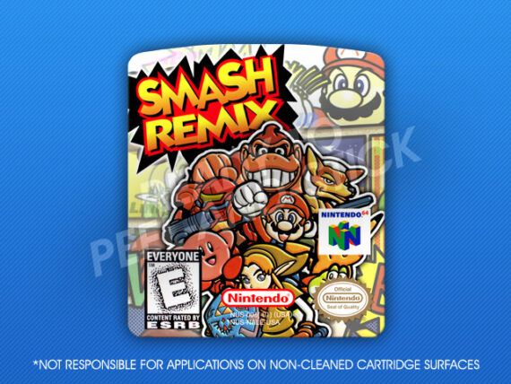 N64 - Smash Remix Label - Retro Game Cases