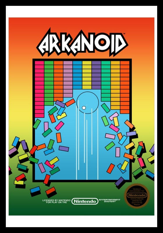 NES – Arkanoid Poster - Retro Game Cases 🕹️