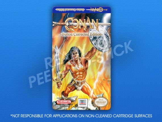 Conan – Button Corrected Edition - Retro Game Cases 🕹️