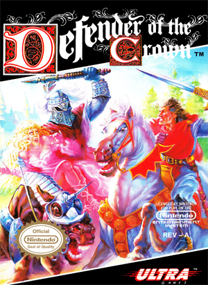 NES – Defender of the Crown (front) - Retro Game Cases