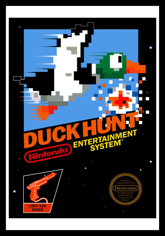 NES – Duck Hunt Poster - Retro Game Cases 🕹️