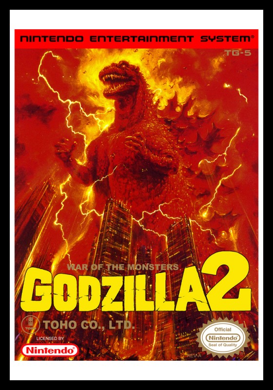 NES – Godzilla 2 Poster - Retro Game Cases 🕹️