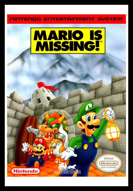 NES – Mario Is Missing Poster - Retro Game Cases 🕹️