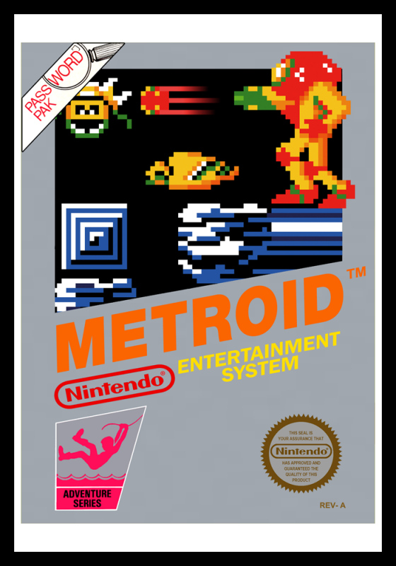 NES – Metroid Poster - Retro Game Cases 🕹️
