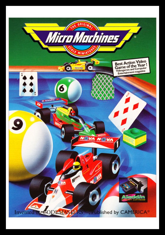 NES – Micro Machines Poster - Retro Game Cases 🕹️
