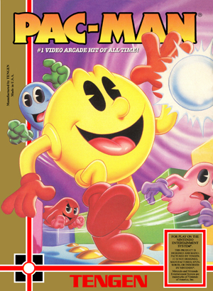 NES – Pac-Man (front) - Retro Game Cases