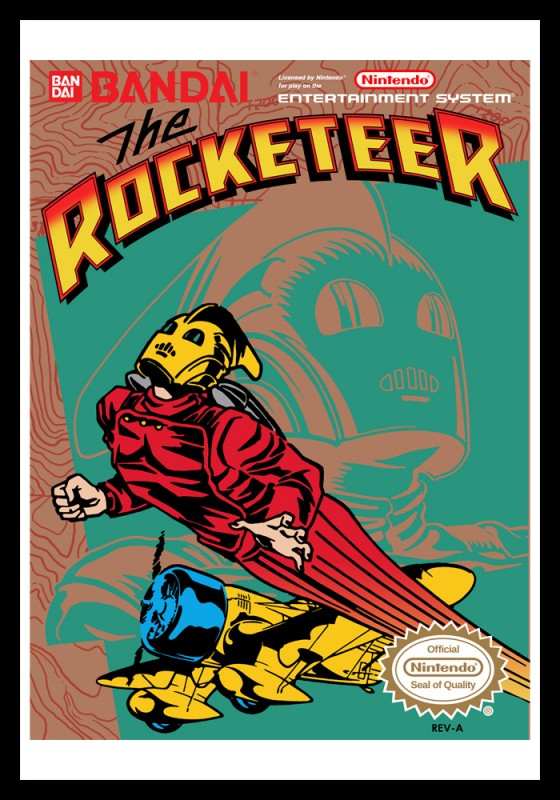 NES – Rocketeer, The Poster - Retro Game Cases 🕹️