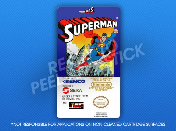Superman - Retro Game Cases 🕹️