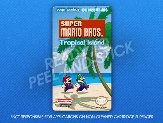 Super Mario Tropical Island - Retro Game Cases 🕹️