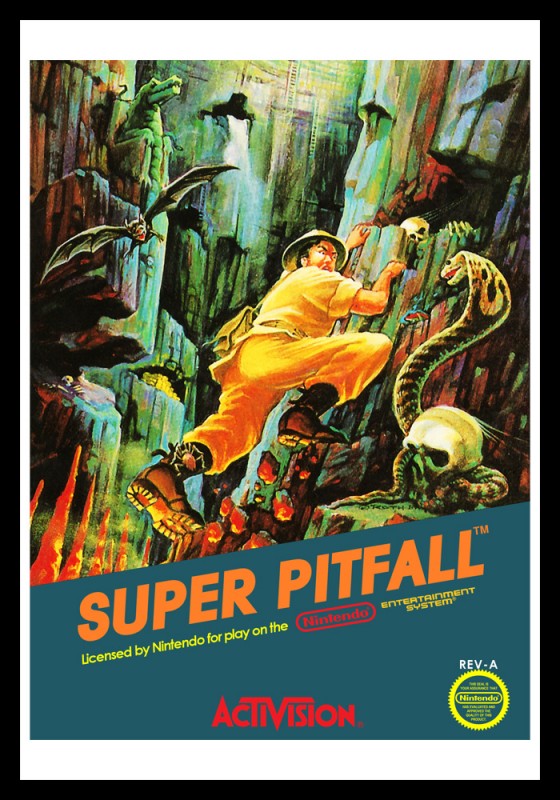 NES – Super Pitfall Poster - Retro Game Cases 🕹️