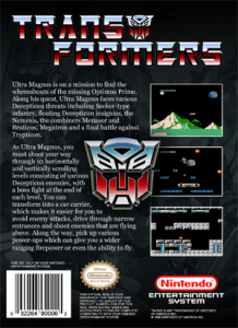 Transformers - Retro Game Cases 🕹️