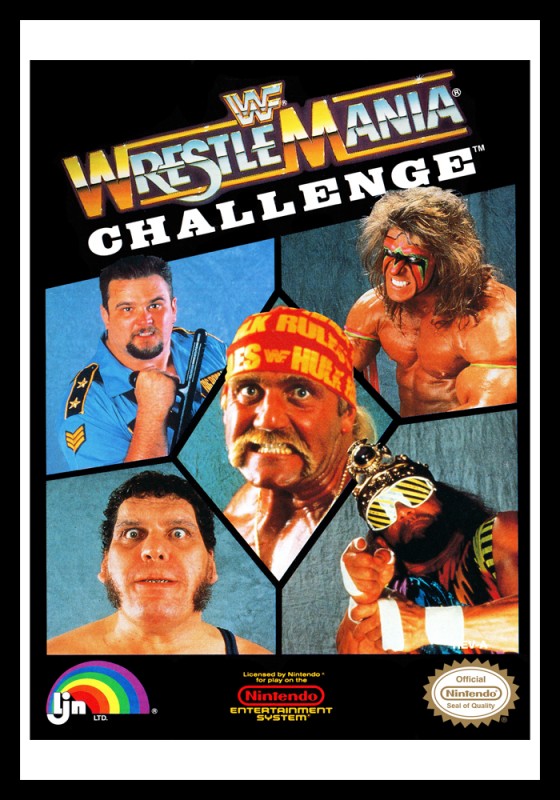 NES – WWF Wrestlemania Challenge Poster - Retro Game Cases 🕹️