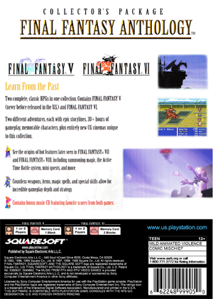 Final Fantasy Anthology - Retro Game Cases 🕹️