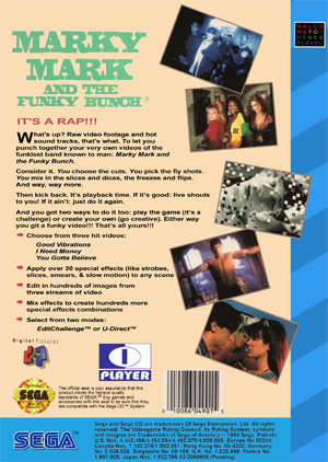 Sega CD – Make My Video: Marky Mark and the Funky Bunch (back) - Retro ...