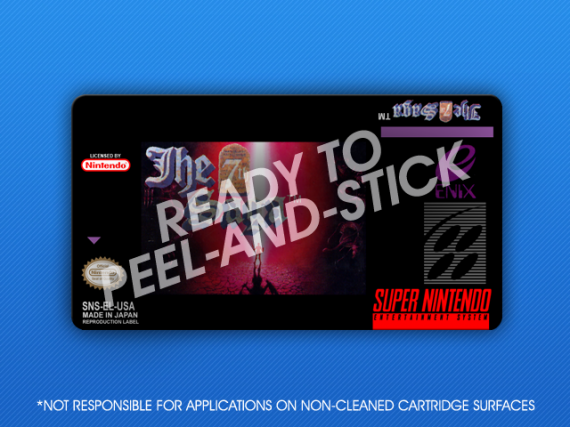 SNES NTSC Labels - Retro Game Cases