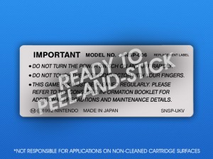 SNES PAL Labels - Retro Game Cases