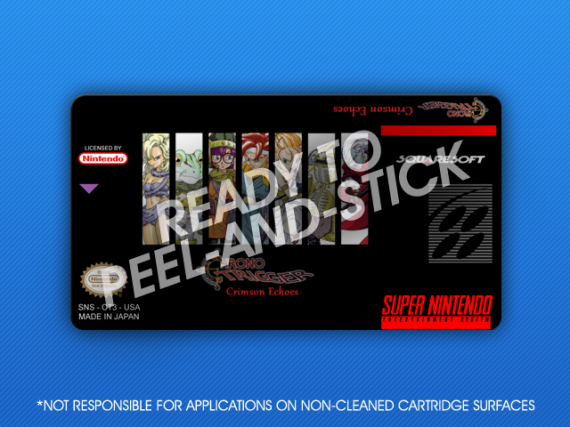 SNES - Chrono Trigger: Crimson Echoes Label - Retro Game Cases
