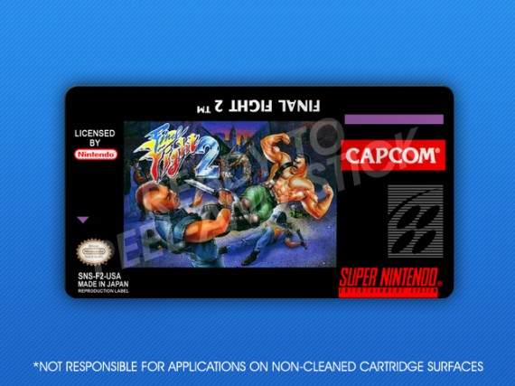 SNES - Final Fight 2 Label - Retro Game Cases