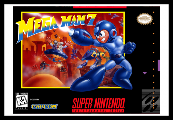 Mega Man 7 Poster - Retro Game Cases 🕹️