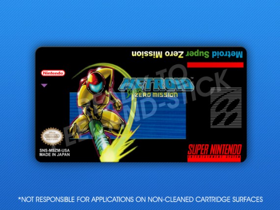 SNES - Metroid Super Zero Mission Label - Retro Game Cases