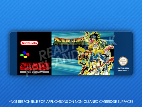 SNES PAL Labels - Retro Game Cases