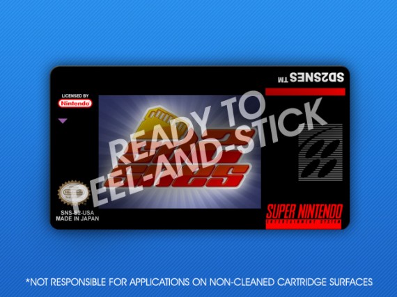 SNES - SD2SNES Label - Retro Game Cases
