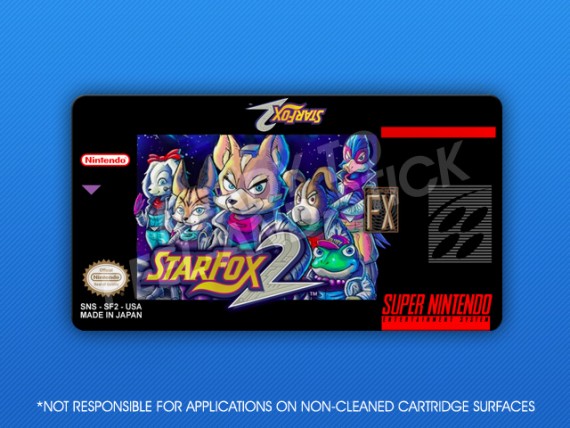 SNES - Star Fox 2 Label - Retro Game Cases