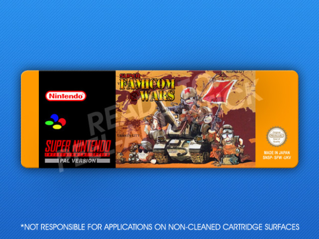 SNES - Super Famicom Wars (PAL) Label - Retro Game Cases