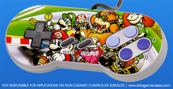 SNES Controller Overlays - Retro Game Cases