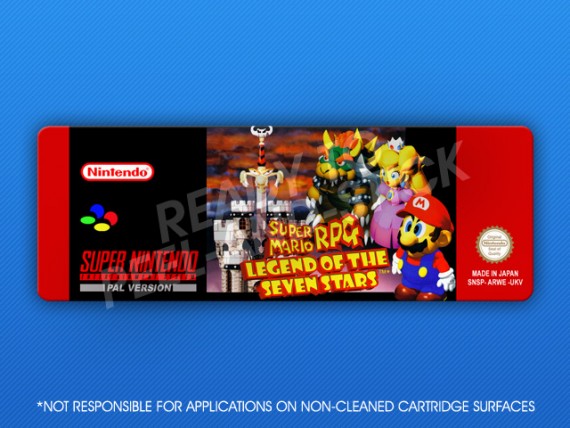 SNES - Super Mario RPG (PAL) Label - Retro Game Cases