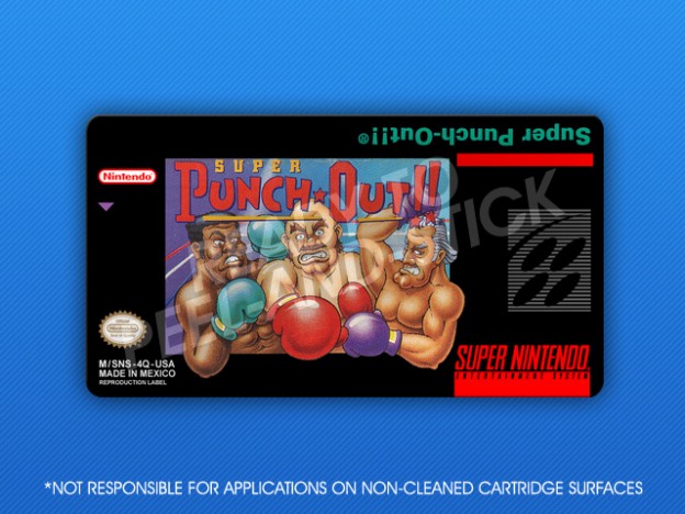 SNES - Super Punch-Out!! Label - Retro Game Cases