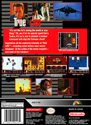 True Lies - Retro Game Cases 🕹️