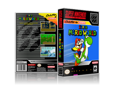 SNES Game Case Style Selection - Retro Game Cases