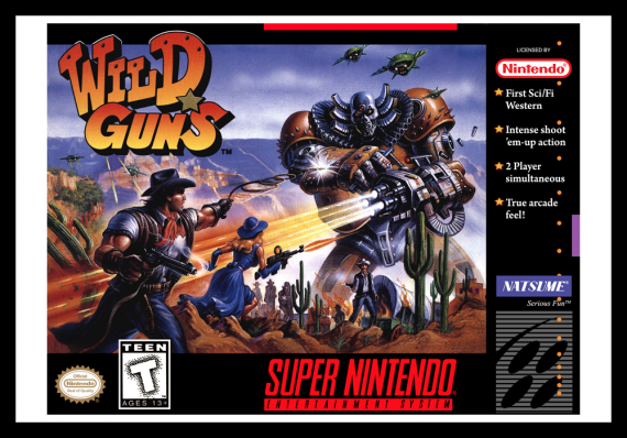 Wild Guns Poster - Retro Game Cases 🕹️